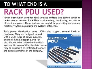 What Are The Benefits Of Using A Rack PDU? | PPT