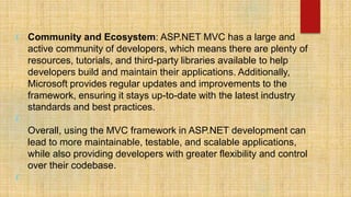 What Are The Benefits Of Using MVC Framework In ASP.NET Development.pptx