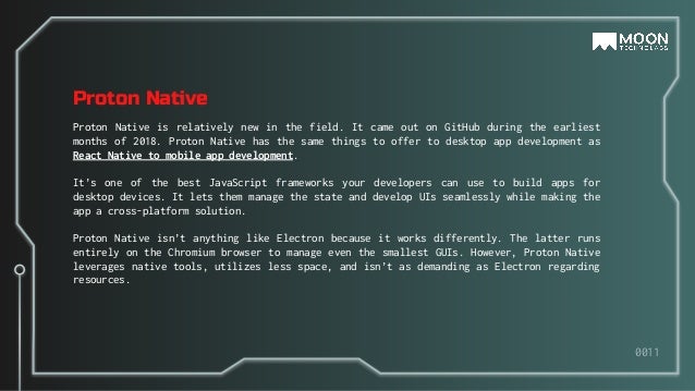What Are The Best Alternatives To Electron For Cross-Platform Desktop App Development? | PPT