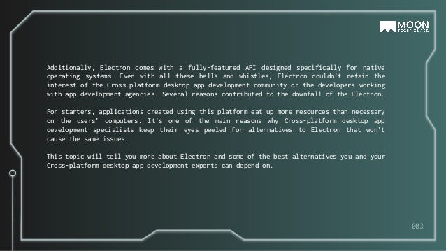 What Are The Best Alternatives To Electron For Cross-Platform Desktop ...