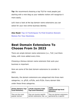 What Are The Best Domain Extensions.pdf
