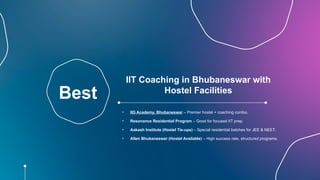 What Are the Best JEE & NEET Coaching Centers in Bhubaneswar.pptx