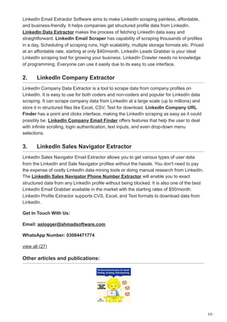 What Are The Best LinkedIn Email Scrapers To Get Unlimited Emails.pdf