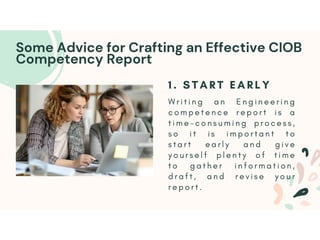 What are the Best Practices for Writing a CIOB Competence Report | PPT