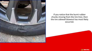 What are the Causes Behind the Blowout of Tire Sidewalls | PPT