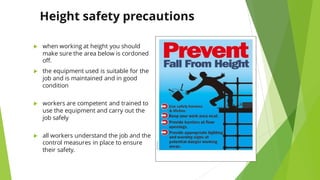 What are the causes falling from heights. | PDF