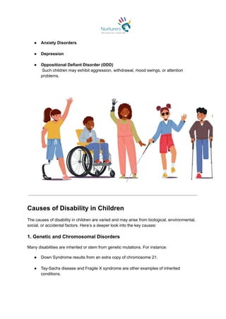 What Are the Causes of Disability in Children? | Nurturers | PDF