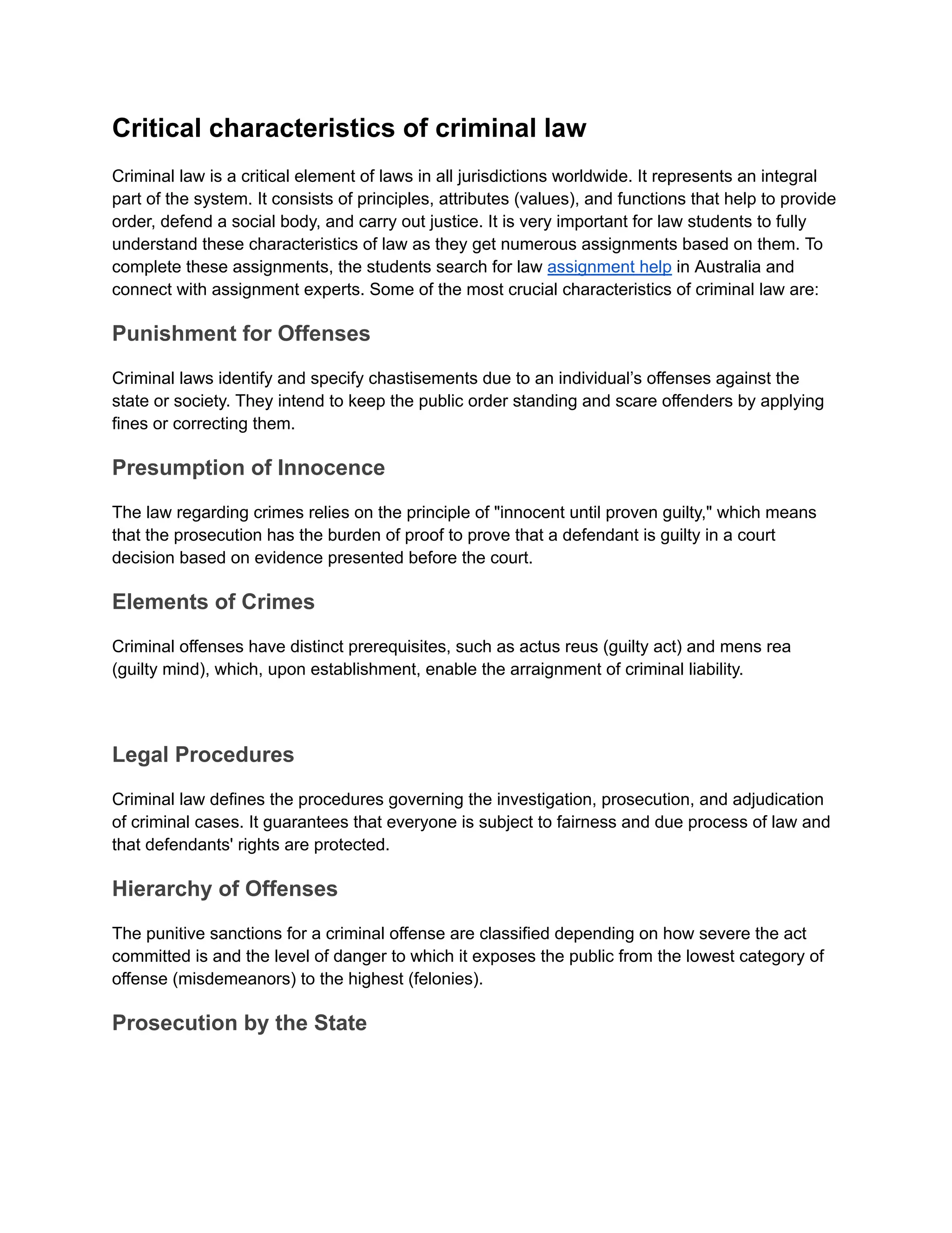 What are the Characteristics and Benefits of Criminal Law.pdf