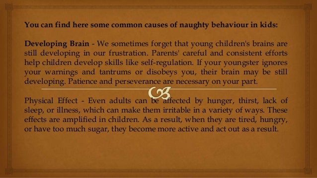 What Are The Common Causes of Naughty Behavior in Kids.pptx