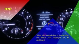 What are the Common Error Codes on Dashboard for Transmission Issues in ...