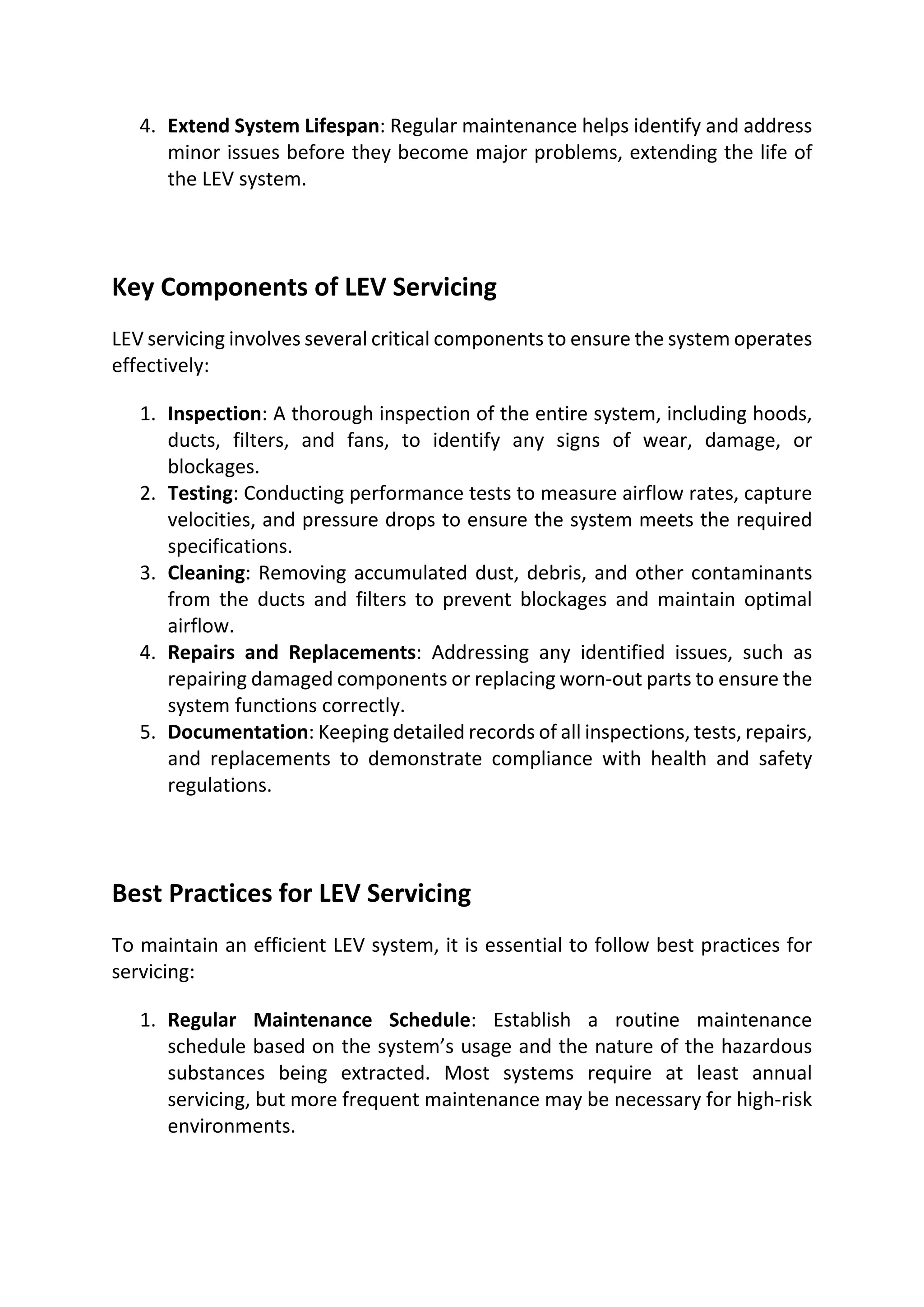 What Are the Common Signs That LEV Servicing is needed.pdf | Free Download
