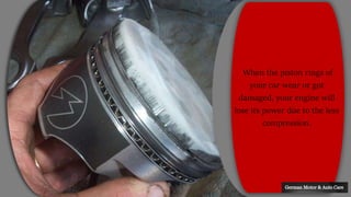 What are the Common Symptoms of Bad Piston Rings | PPTX