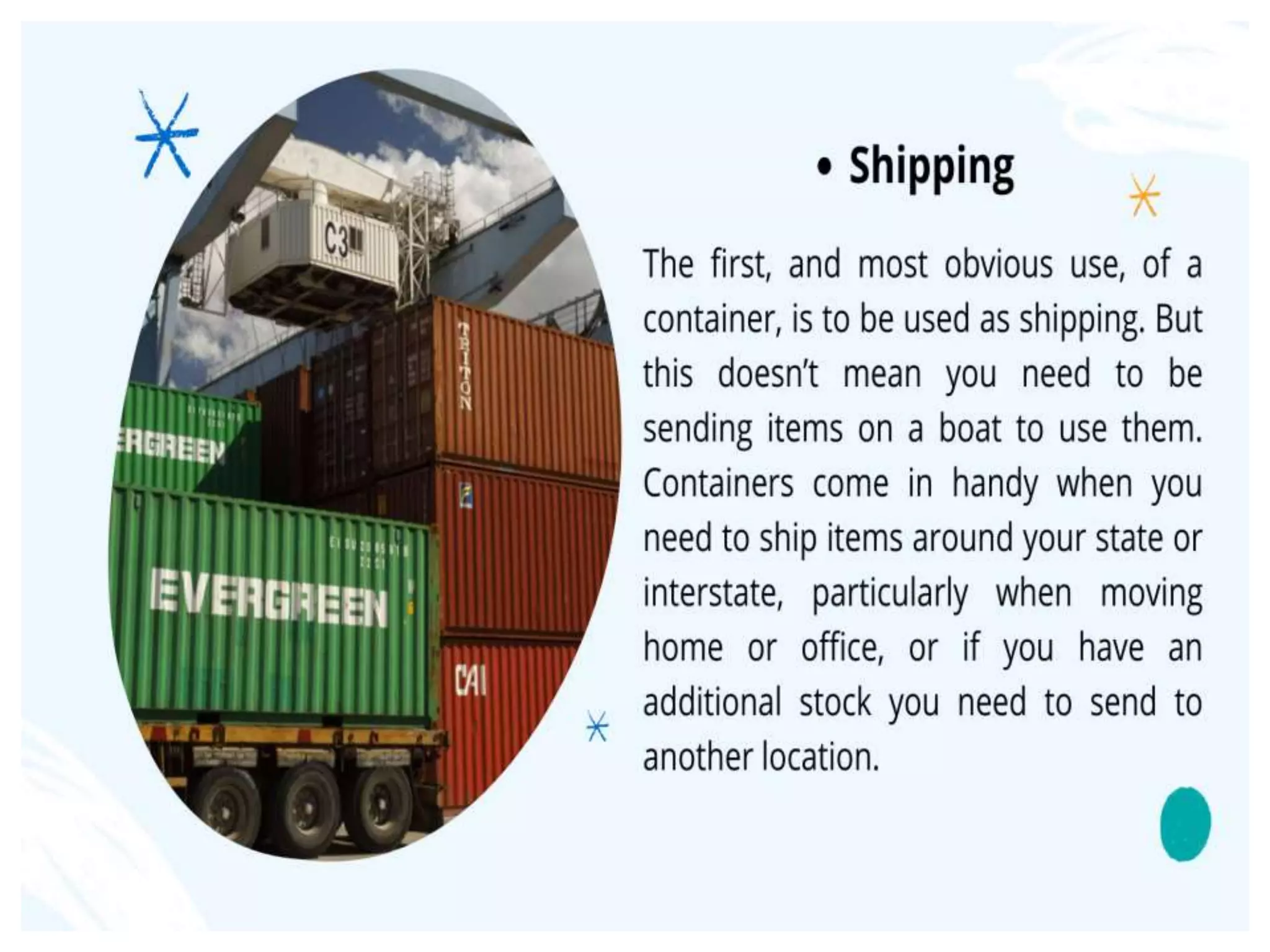 What are the common uses of 20ft shipping containers | PPT