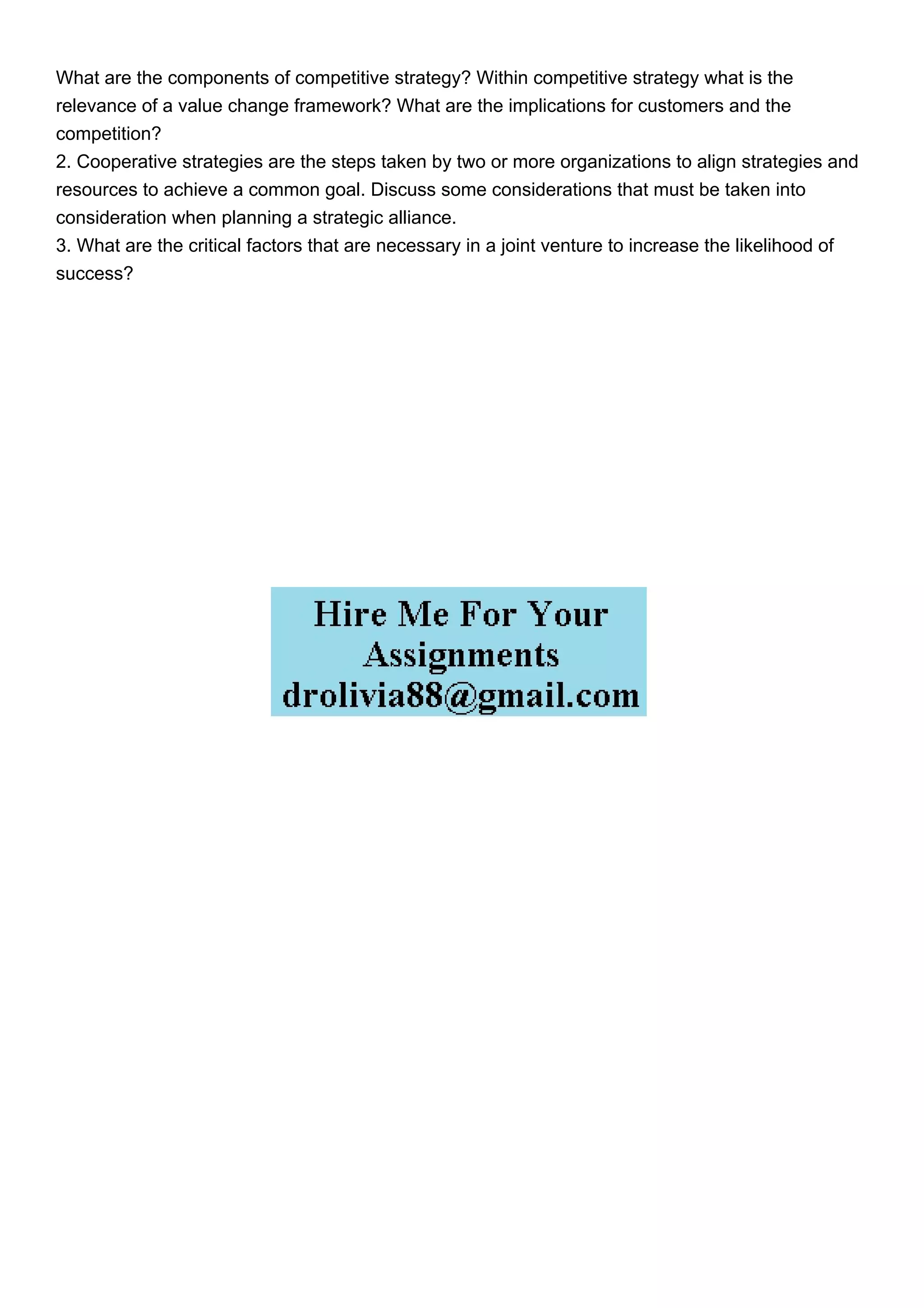 What are the components of competitive strategy Within comp.pdf