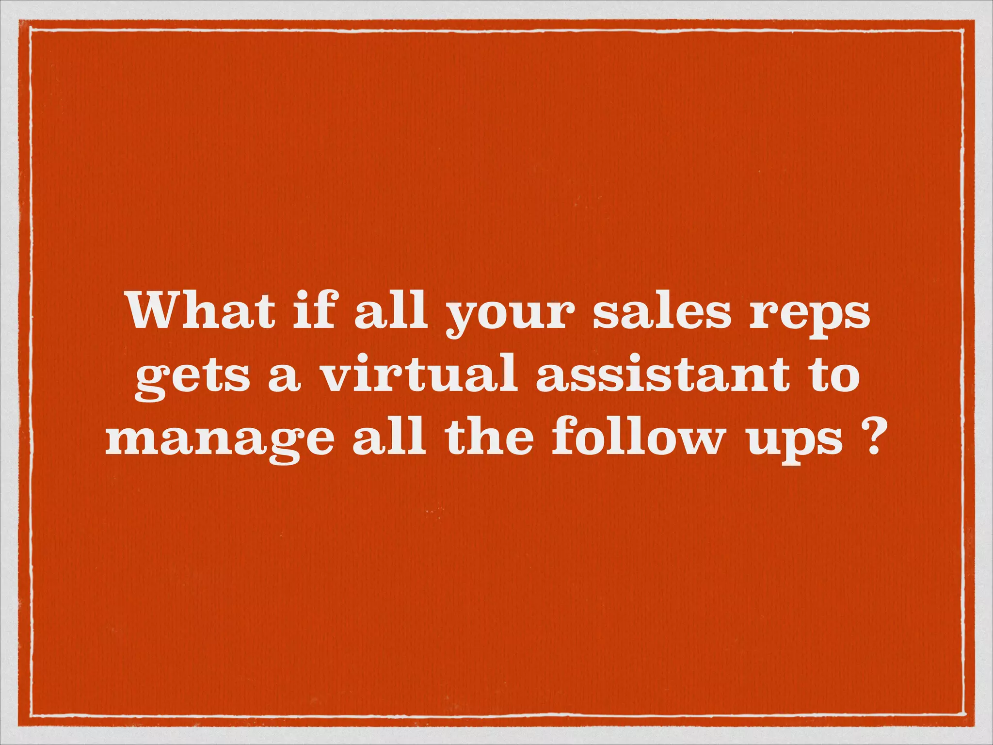 What are the components of persistent follow up | PPT