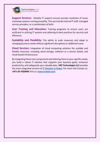 What Are the Core Components of a Robust IT Solution? | PDF