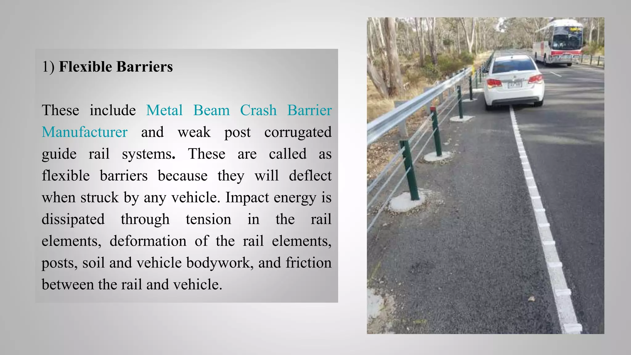 What are the Crash Barrier types? | PPTX