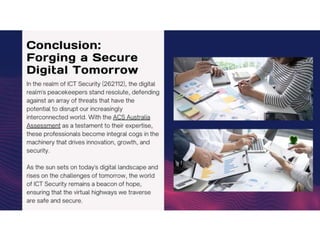 What Are The Criteria for ICT Security 262112 In Australia | PPTX