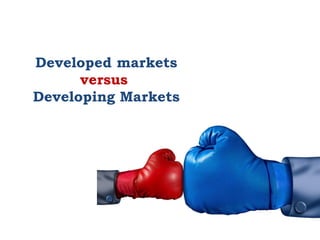 What are the differences between marketing in a developing and a ...