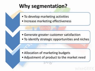 What are the different levels of segmentation? | PPTX | Business ...