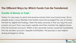 What are the different modes of fund transfer | PDF