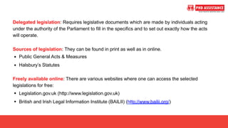 What Are The Different Primary And Secondary Sources Of Law UK Research ...