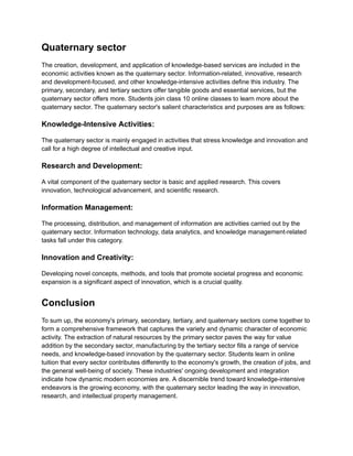 What Are The Different Sectors In The Indian Economy, And What Are ...