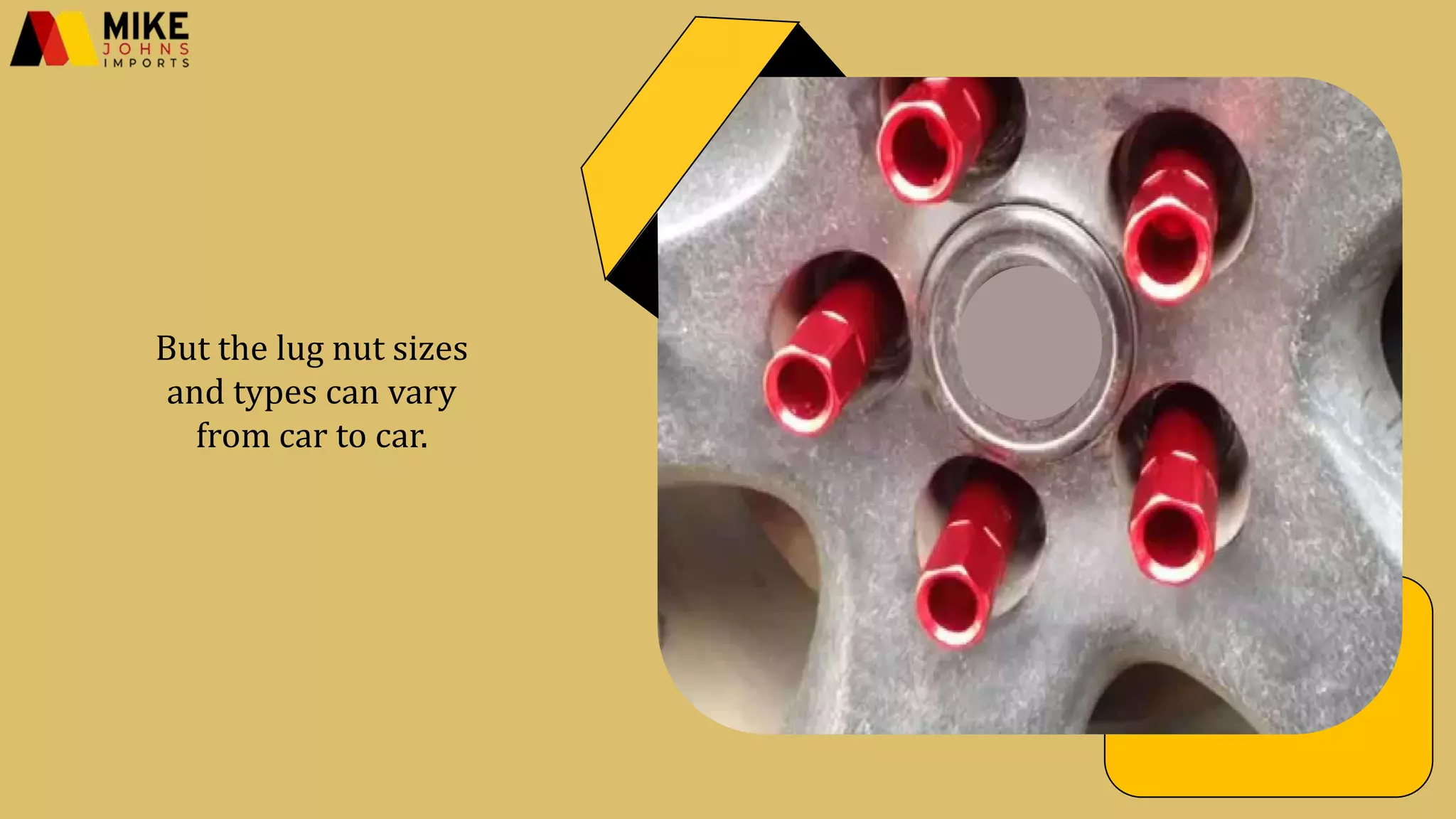 What are the Different Size and Types of Lug Nuts Used in Car | PPTX