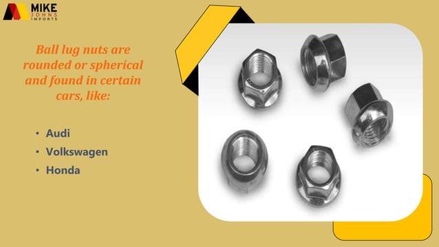 What are the Different Size and Types of Lug Nuts Used in Car | PPTX