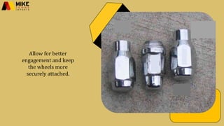 What are the Different Size and Types of Lug Nuts Used in Car | PPTX
