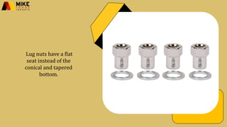 What are the Different Size and Types of Lug Nuts Used in Car | PPTX