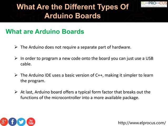 What are the different types of arduino boards | PPTX