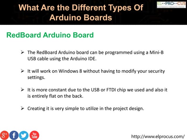 What are the different types of arduino boards