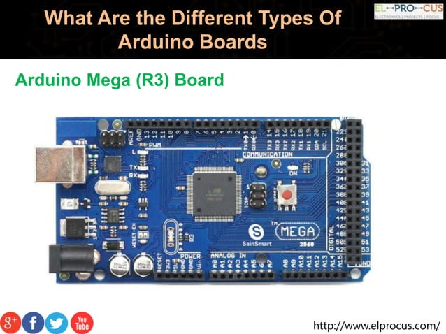 What are the different types of arduino boards