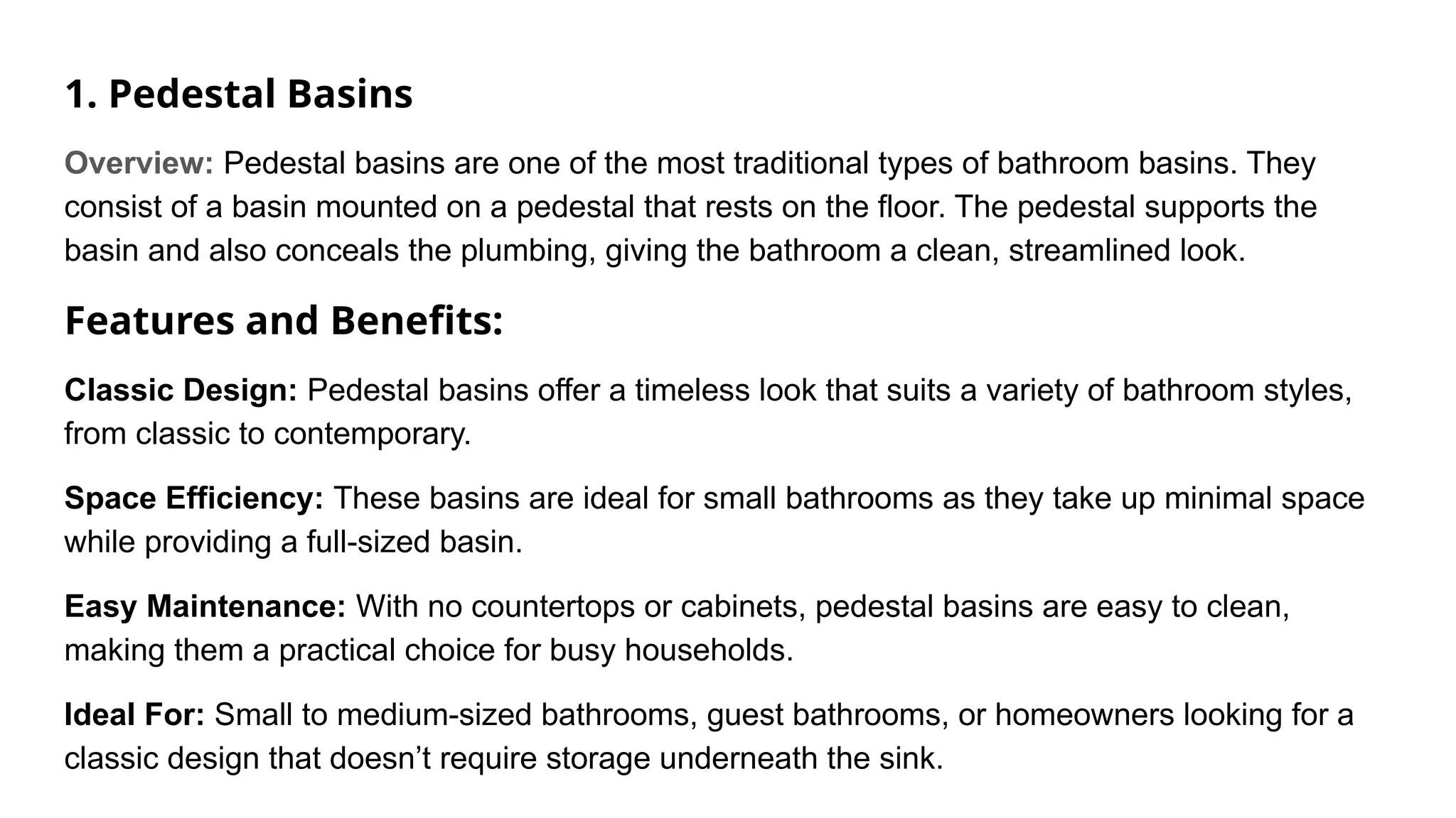 What Are the Different Types of Bathroom Basins Available Today | PPTX