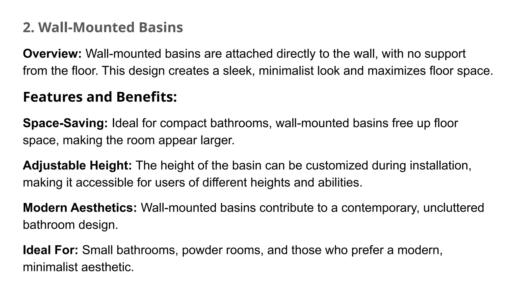 What Are the Different Types of Bathroom Basins Available Today | PPT