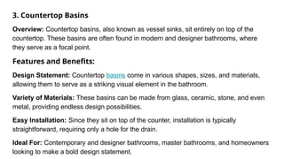 What Are the Different Types of Bathroom Basins Available Today | PPTX