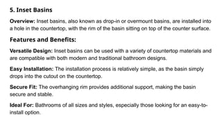 What Are the Different Types of Bathroom Basins Available Today | PPTX ...