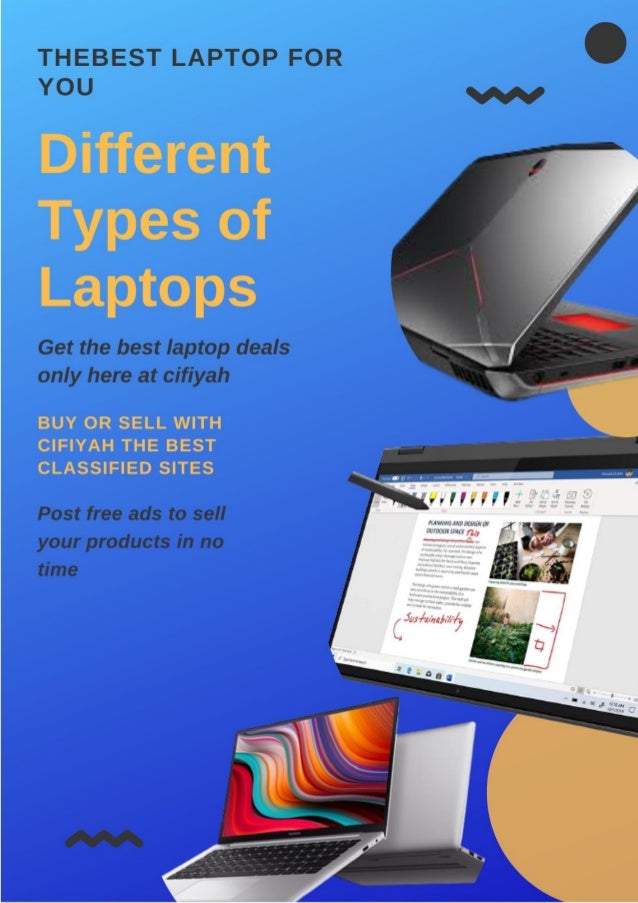 What are the different types of laptops?