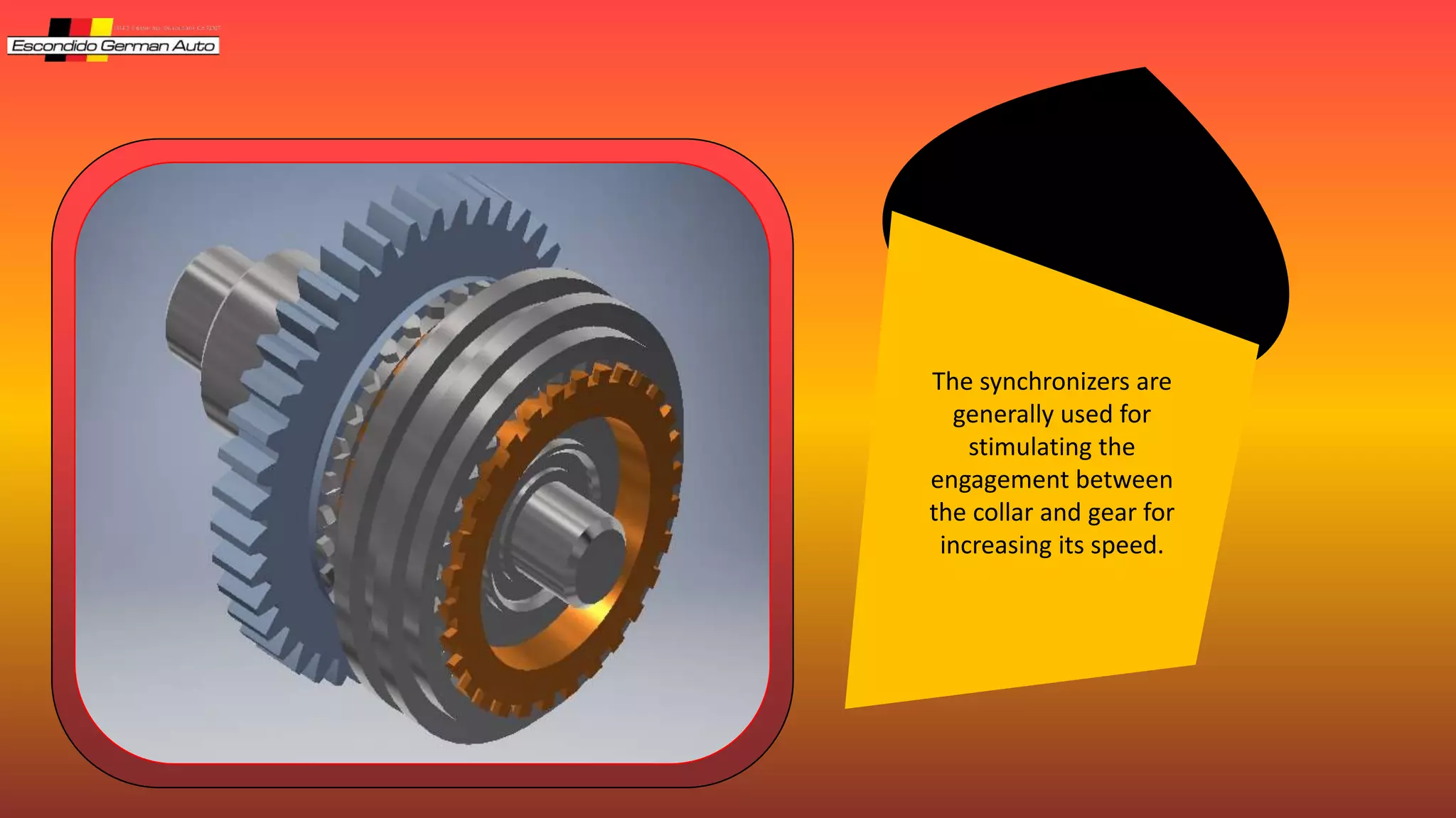 What are the Different Types of Manual Transmission Components in Car | PPT