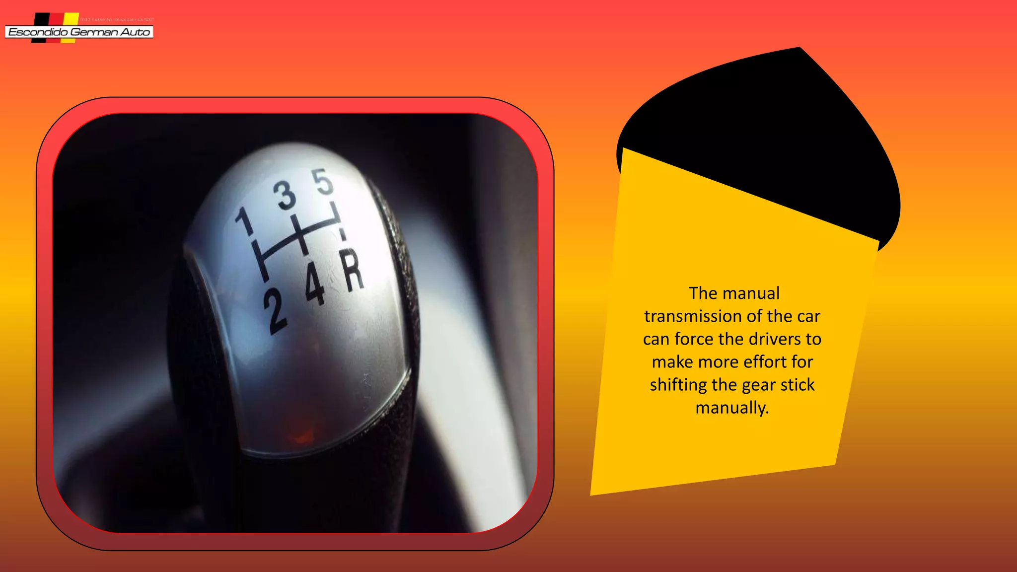 What are the Different Types of Manual Transmission Components in Car | PPT