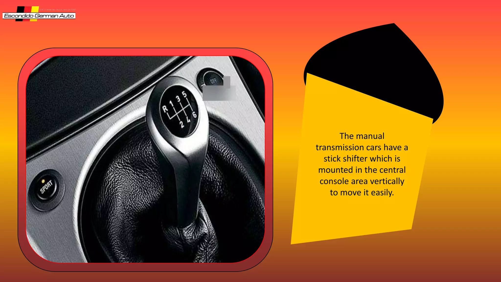 What are the Different Types of Manual Transmission Components in Car | PPT