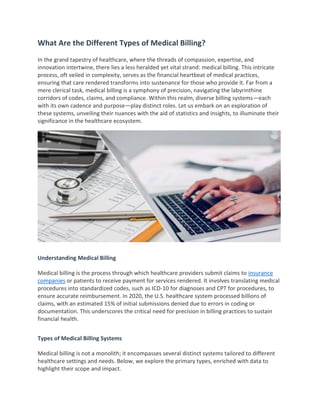 What Are the Different Types of Medical Billing.pdf