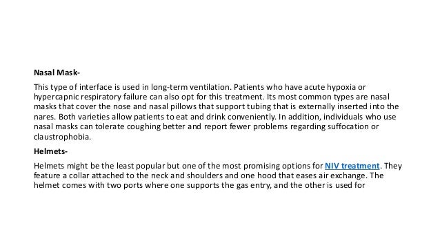 What are the different types of niv masks | PPTX | Ear, Nose and Throat ...