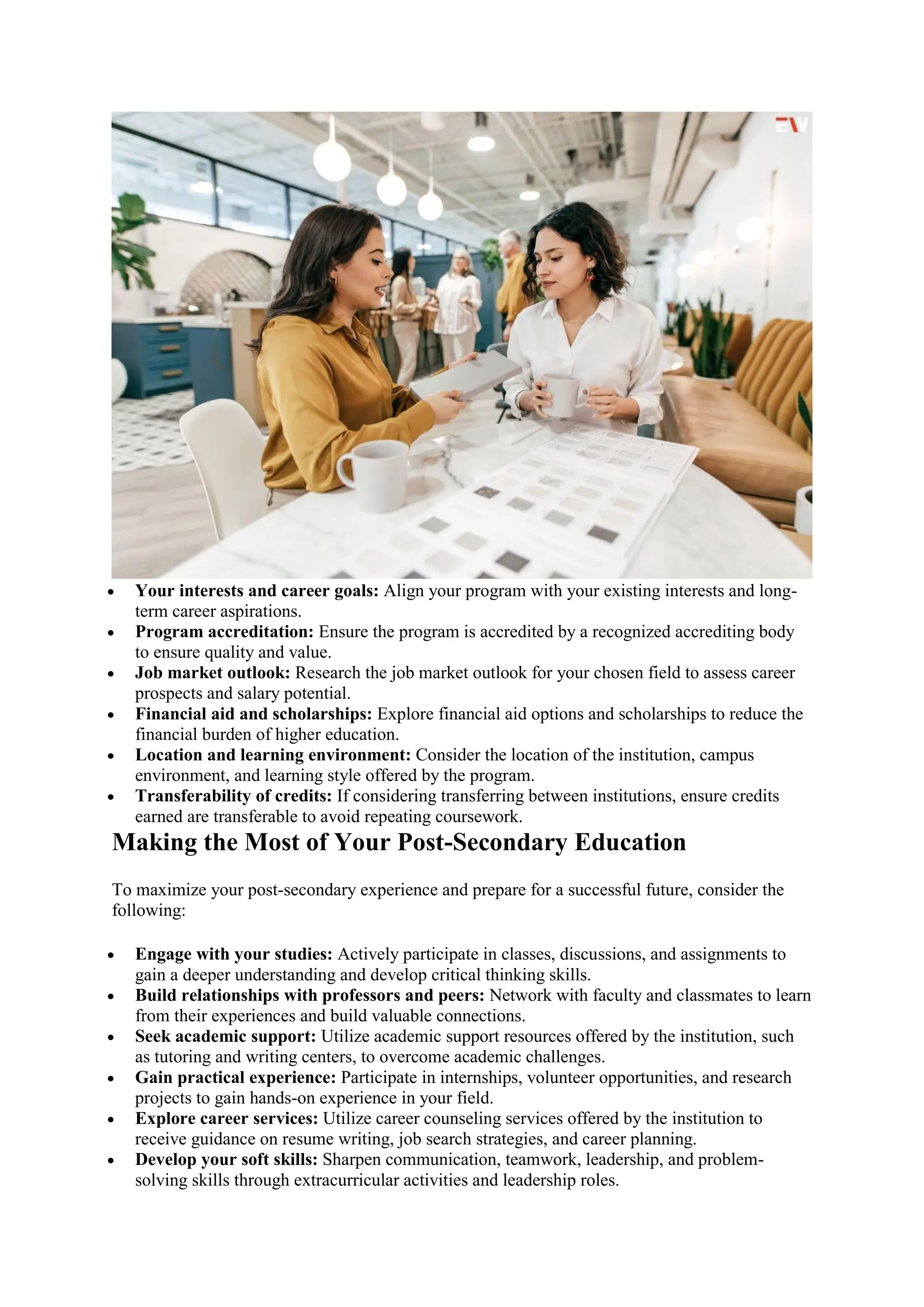 What are the Different Types of Post-Secondary Education 2023-24 ...