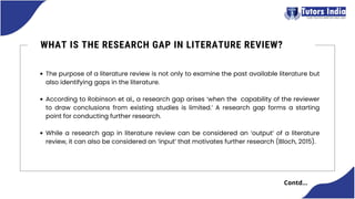 What are the different types of research gaps in the literature review.pdf