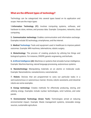What are the different types of technology.pdf