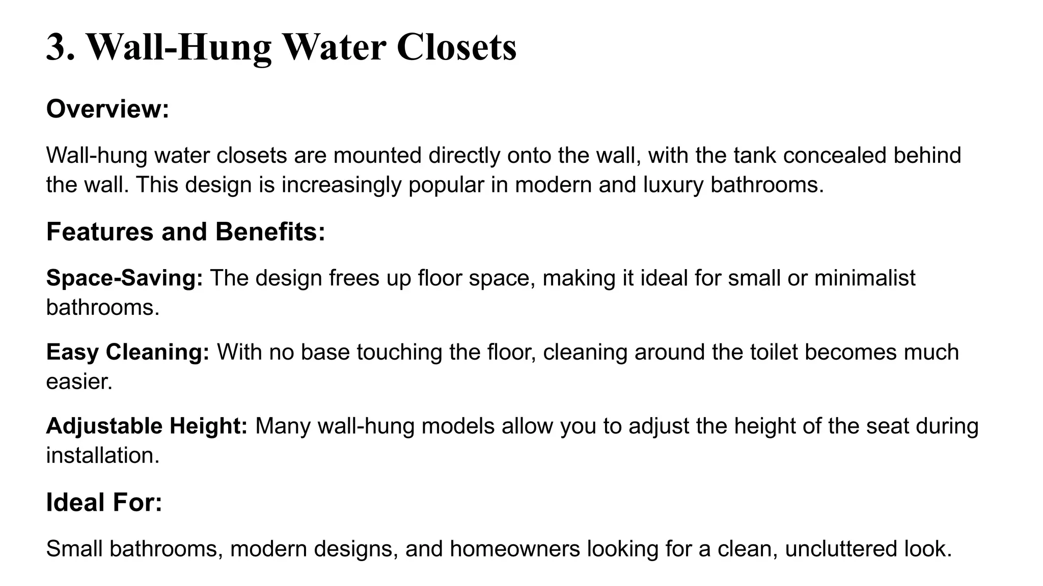 What Are the Different Types of Water Closets Available | PPT