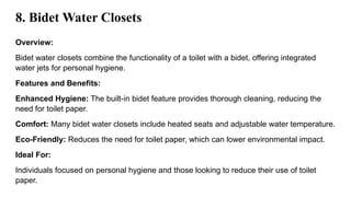 What Are the Different Types of Water Closets Available | PPTX