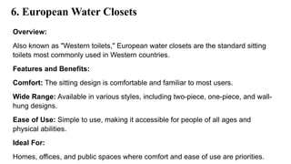 What Are the Different Types of Water Closets Available | PPTX